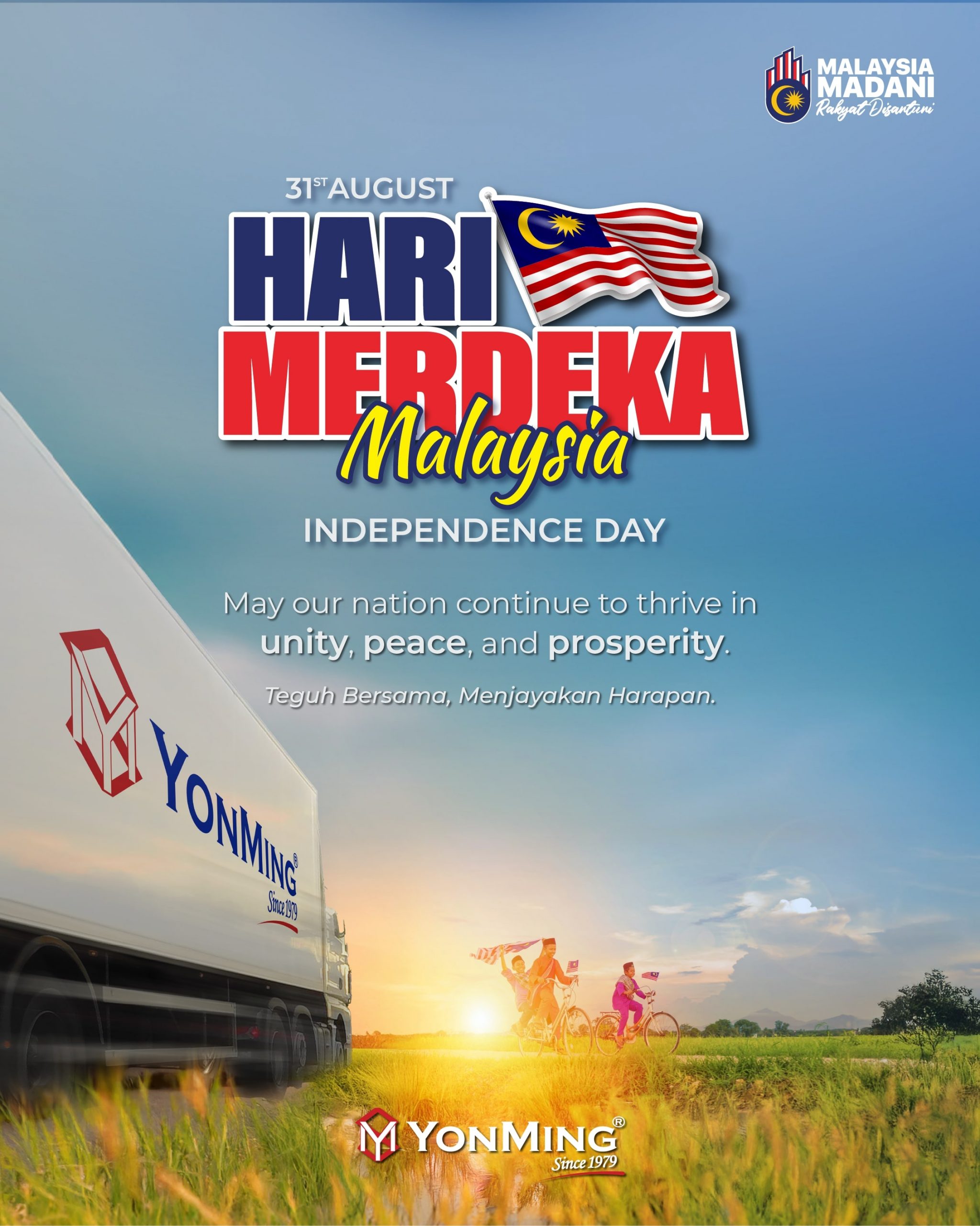 Happy 68th Independence Day, Malaysia! | YonMing ® Group
