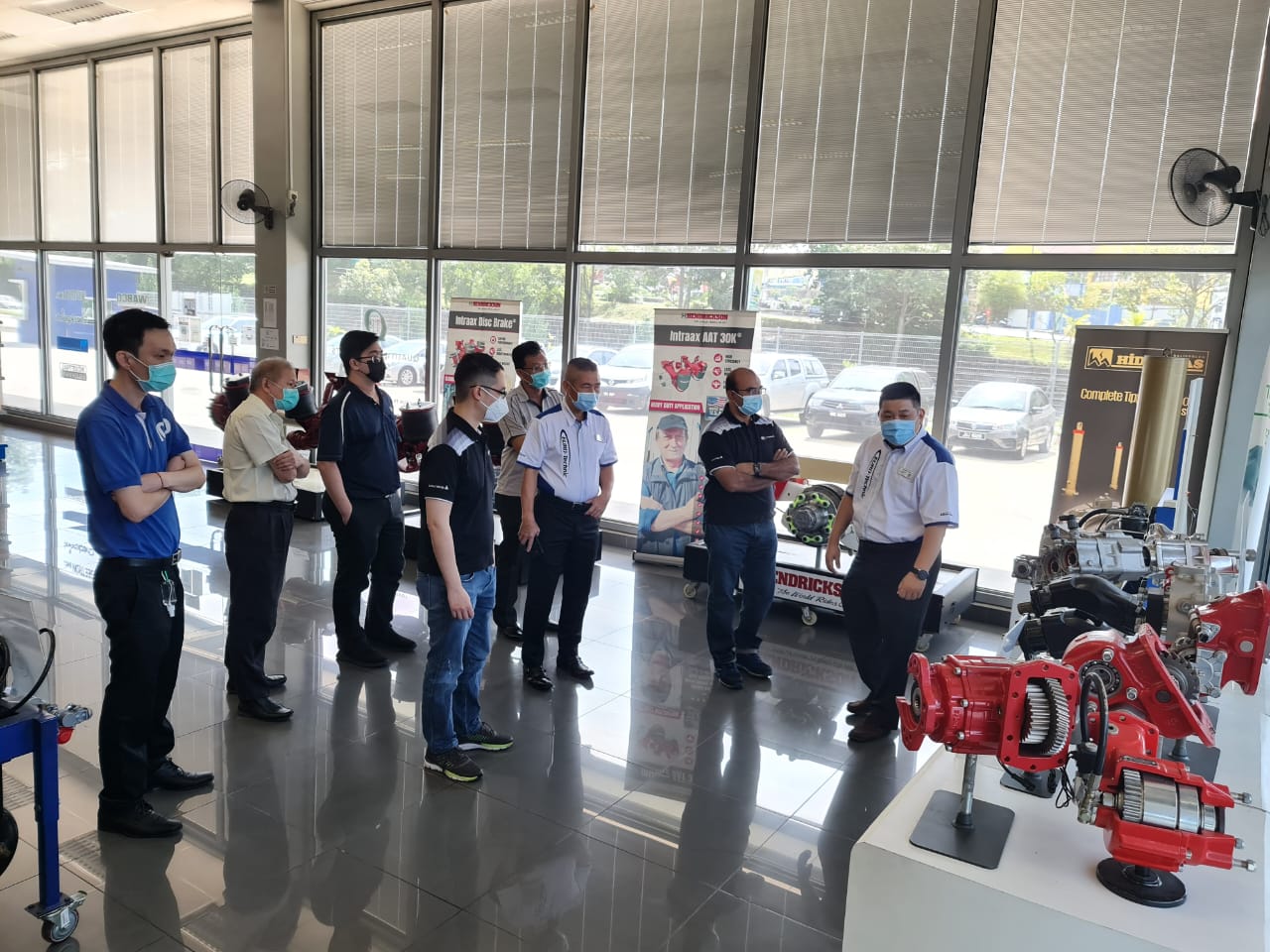 ZF Malaysia Team courtesy visit YonMing Nilai on 18-2-2022 (Friday ...